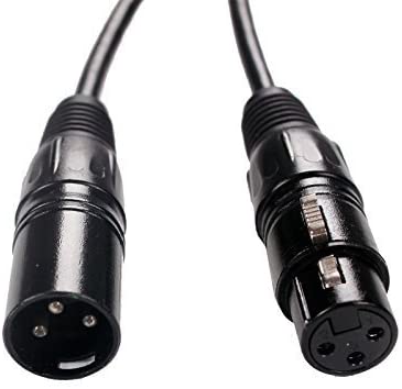 wonsung 5PCS 2m long dmx 512 Cable dmx 6.5ft 3 Pin True Dmx Cable male ...