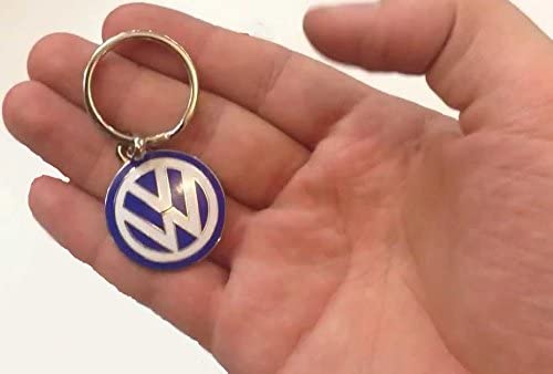 Volkswagen Keyring, Diameter 37 mm, with Enamelled VW Logo – BigaMart