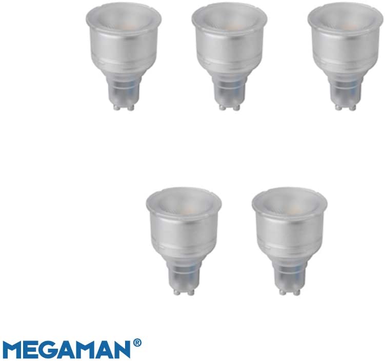 Megaman Gu10 74 Mm Long Neck Reflector Dimmable Led Lamp, 5 Watt, 2800K ...