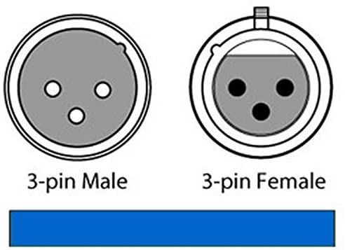 wonsung 5PCS 2m long dmx 512 Cable dmx 6.5ft 3 Pin True Dmx Cable male ...