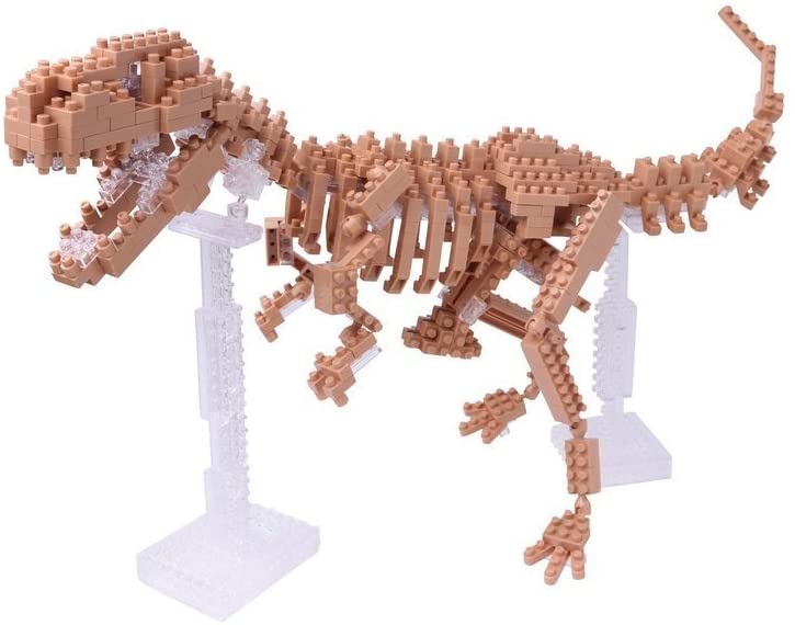 Brigamo T-Rex dinosaur skeleton building blocks, building toy with 580 ...