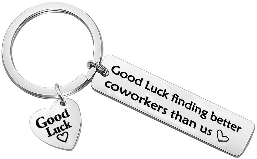 Colleague Leaving Gift Keychain Good Luck Finding Better Coworkers ...