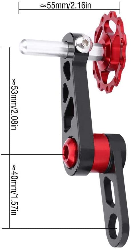 Dioche Bike Jockey Wheels, Folding Bike Chain Stabilizer Rear ...