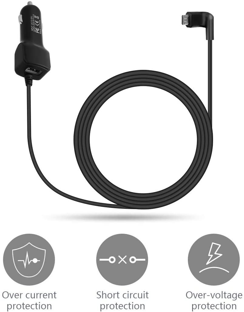 Car Charger for TomTom Sat Nav,LANMU USB Charger and Data Cable for ...