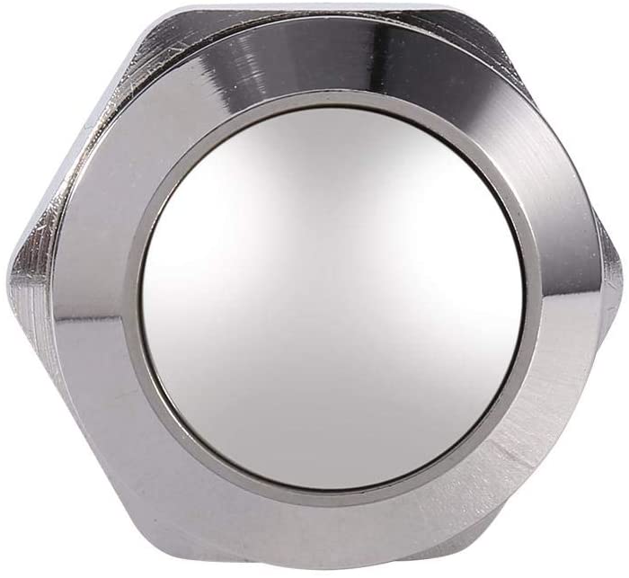 Car Push Button Switch, 19mm Waterproof Car Metal Push Button Horn ...