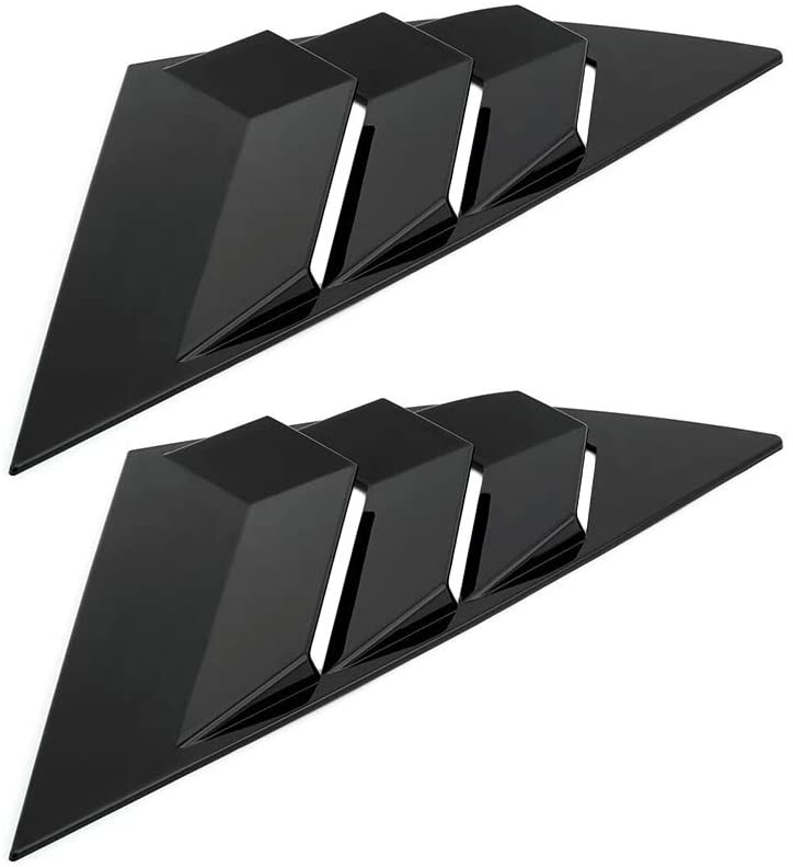 KKmoon Rear Window Louvers Car Rear Window Blinds Side Tuyere Louvers ...