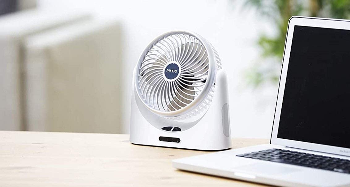 PIFCO P55004 Mini USB Fan, 3 Speed Settings, Adjustable Tilt Angle, 9.5 ...