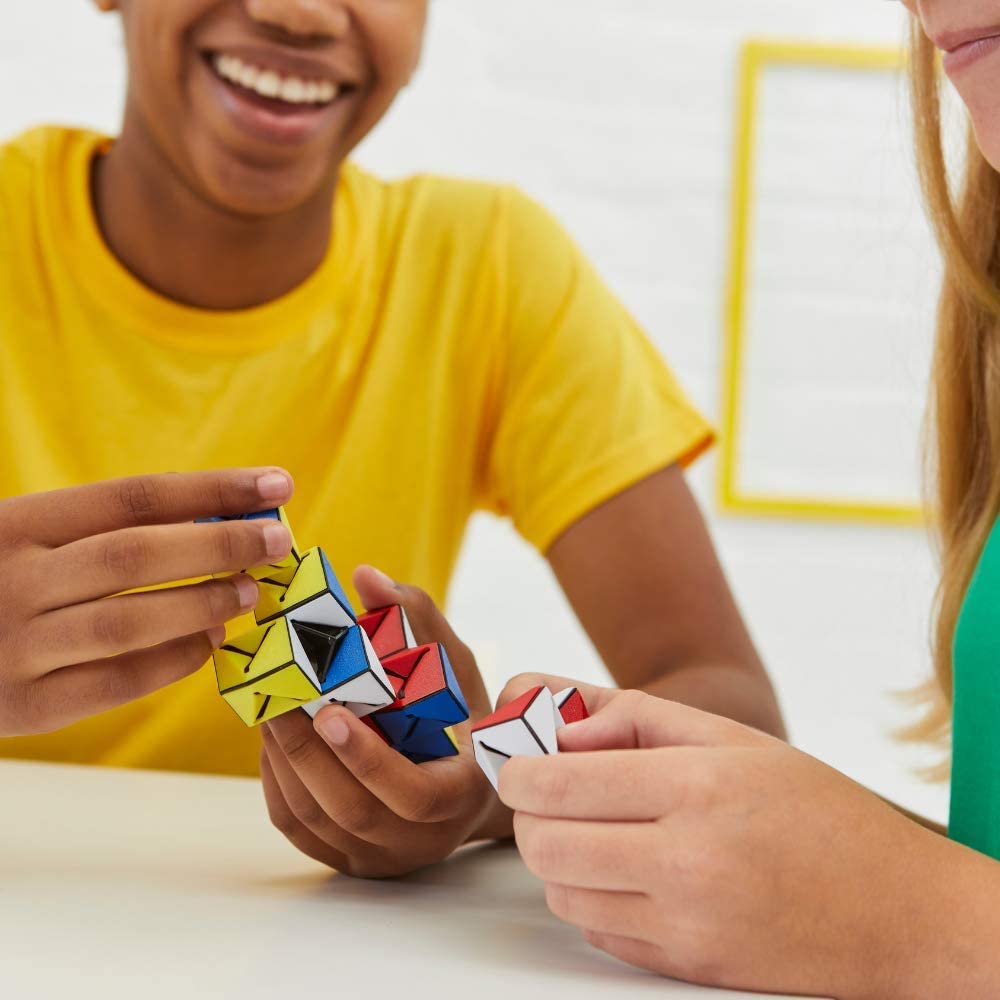 Rubik’s Triamid | Triangular Smart Puzzle, Original Pyramid Brain ...