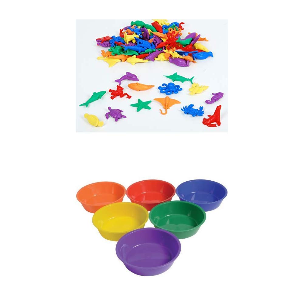 EDX Education 75100 Aquatic Counter Set, 84 Pieces – BigaMart