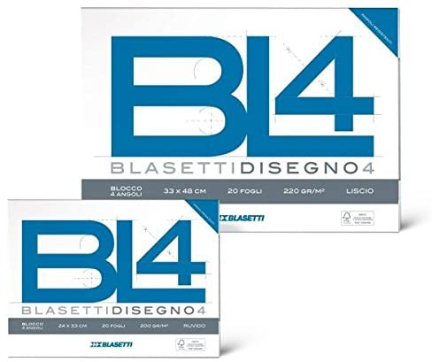Blasetti BL4 Smooth 20sheets Drafting Paper – Drafting Paper (20 Sheets ...