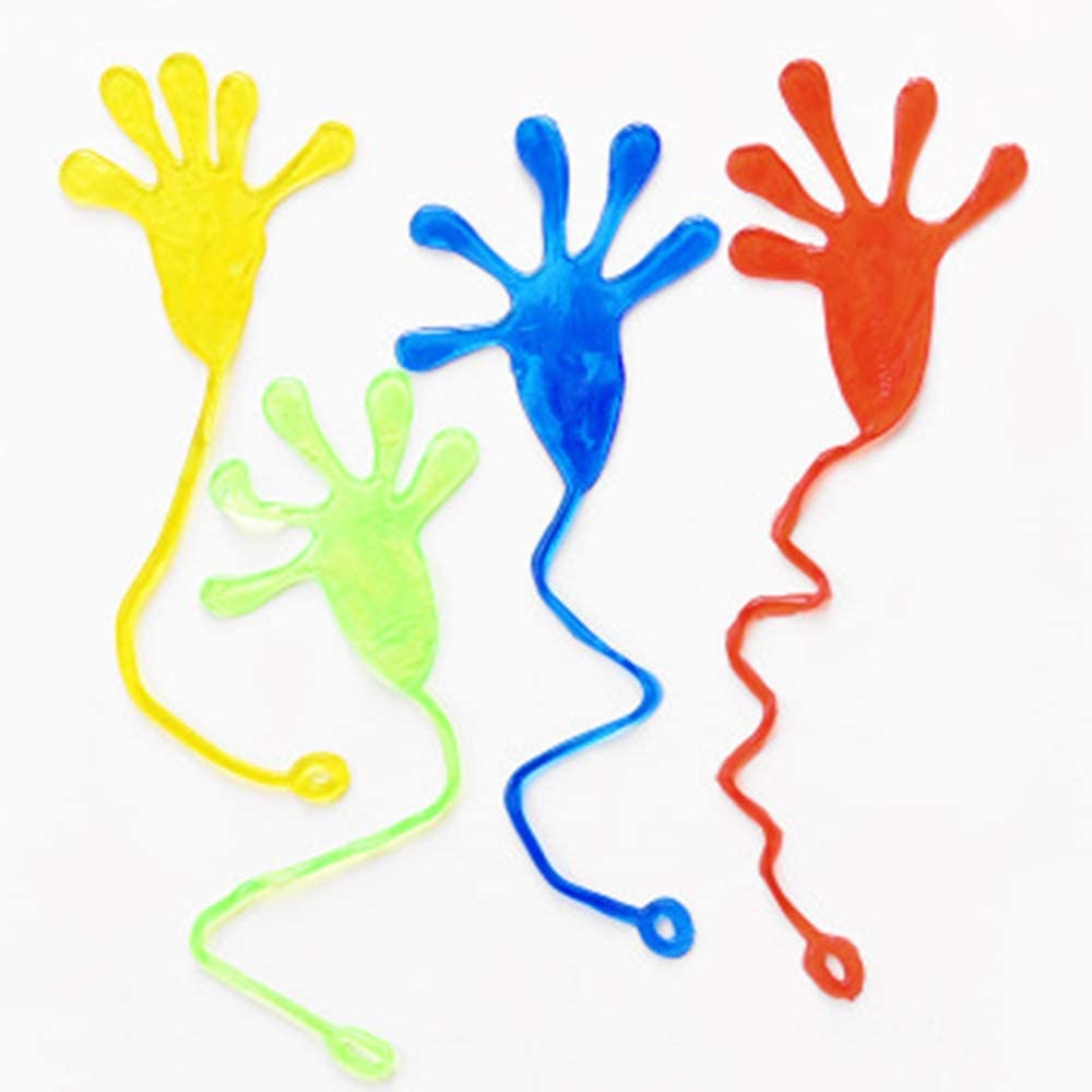Xinlie Mini Sticky Hands Toys Vinyl Sticky Stretchy Hands Gossip Kids ...
