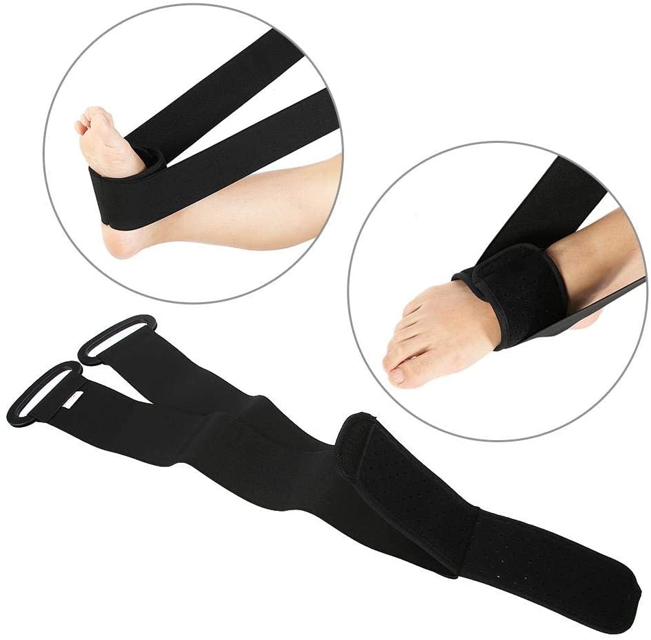 Ankle Training Strap Elastic Pull Belt Foot Drop Ankle Joint Achilles ...