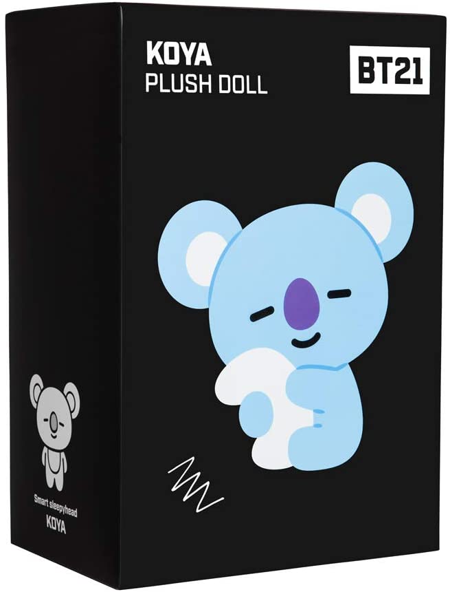 AURORA BT21 Official Merchandise, KOYA Soft Toy, Medium, 61320, Blue ...