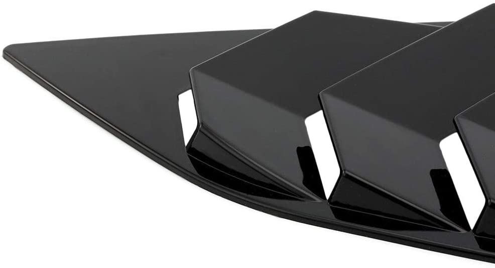 KKmoon Rear Window Louvers Car Rear Window Blinds Side Tuyere Louvers ...
