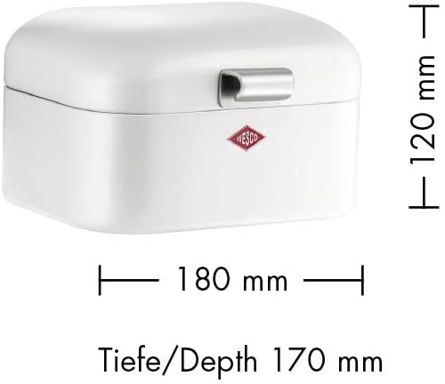 Wesco Mini Grandy Storage Box 18 x 17 x 12 cm, Lime green, Standard ...