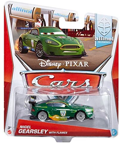Mattel Disney Pixar Cars Diecast Nigel Gearsley with Flames – BigaMart