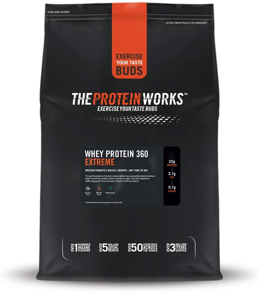 THE PROTEIN WORKS Whey Protein 360 Extreme Protein Powder | High ...