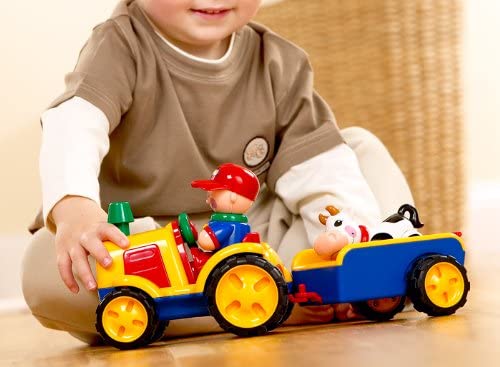 Tolo First Friends Tractor/Trailer & Cow - BigaMart