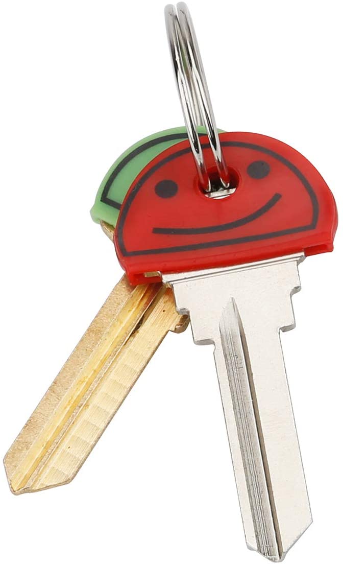 Uniclife 24 PCS Smile Face Key Cap Covers in 8 Assorted Colors for ...