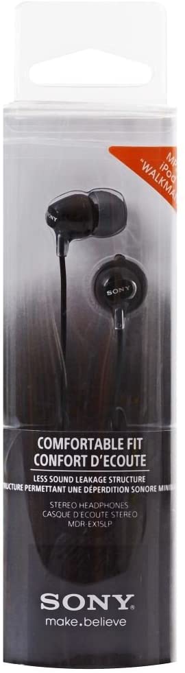 Sony In-Ear Headphones, Black – BigaMart