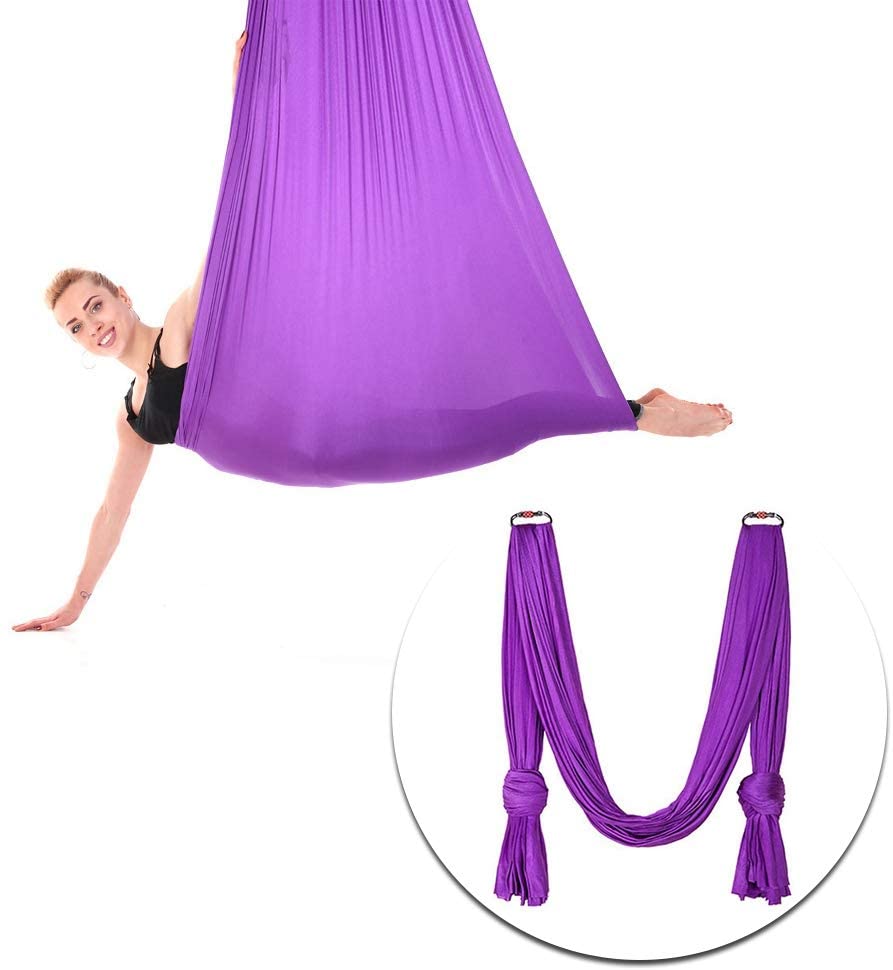 Aerial Yoga Hammock Pilates Silk Yoga Swing Ceiling Hanging Yoga Sling