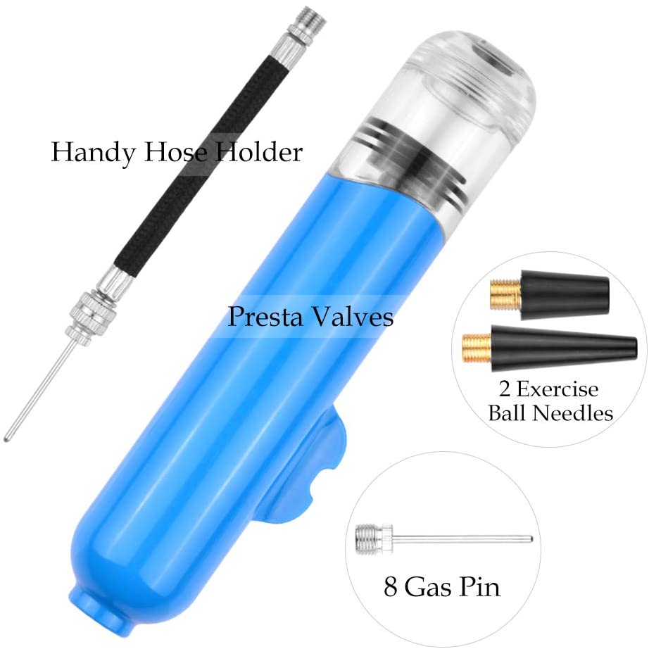 iToobe Ball Pump Set with 8 Needle Pins and 2 Spare Nozzle Adapter, Air ...