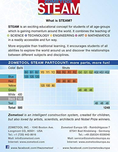 ZOME Tool 77778 Steam Educational Toy, 1748 Pieces – BigaMart