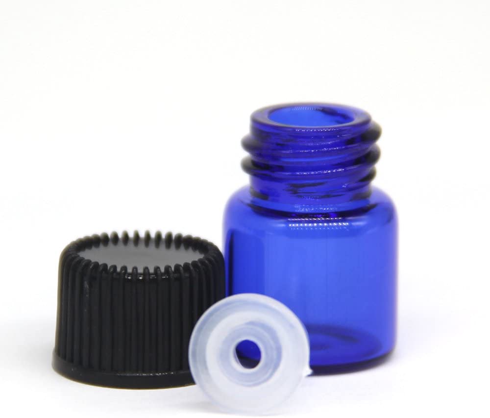 Yizhao Essential Oil 1ml Blue Sample Glass Bottle, Samll Sample Glass ...