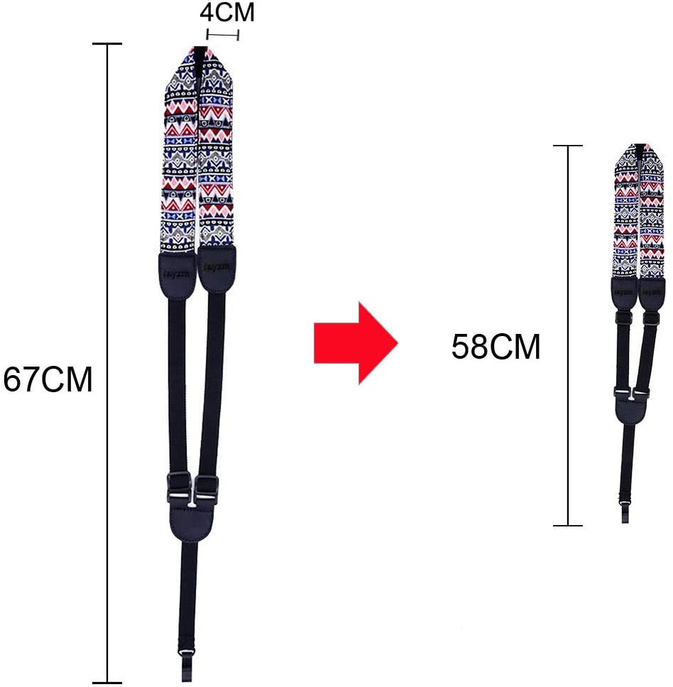 Rayzm Clip-on Ukulele Strap, Bohemian Style knitting Ukulele Belt ...