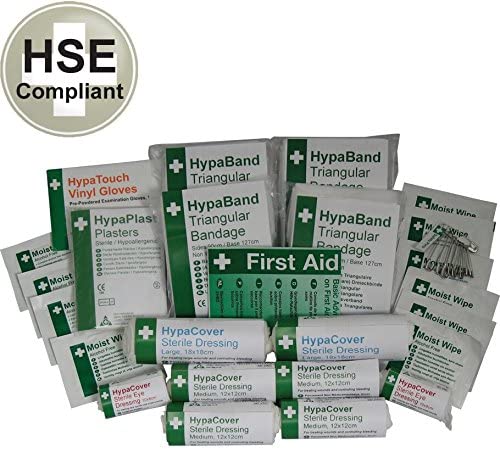 HSE First Aid Kit in High Vis Grab Carry Bag (1-20 Persons) – BigaMart