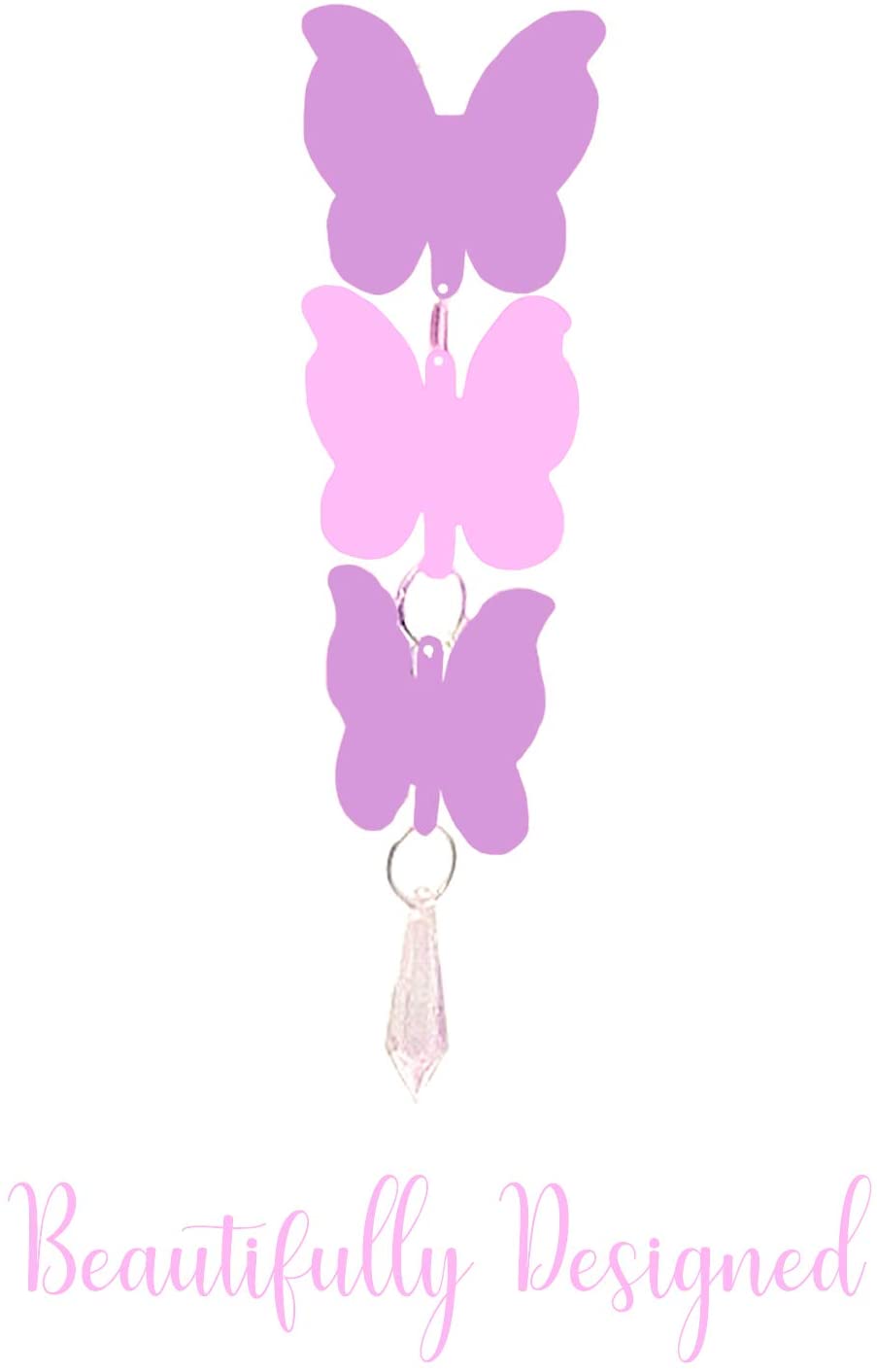 Easy Fit Universal Pink Butterflies Light Decoration Ceiling Lamp ...