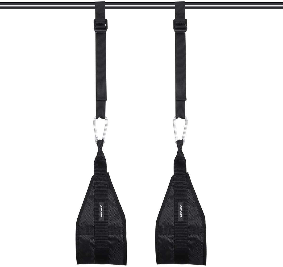 WINOMO Fitness Ab Straps Hanging Abdominal Slings with Quick Locks for ...
