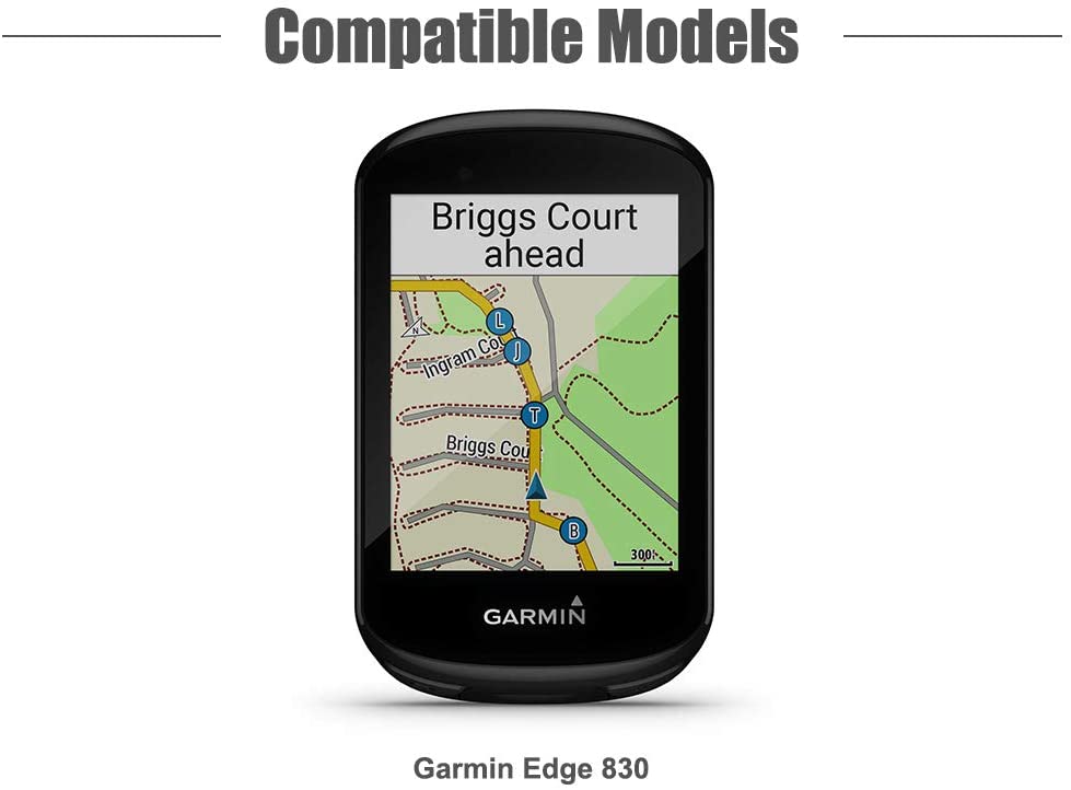 TUSITA Case Compatible with Garmin Edge 830 – Silicone Protective Cover ...