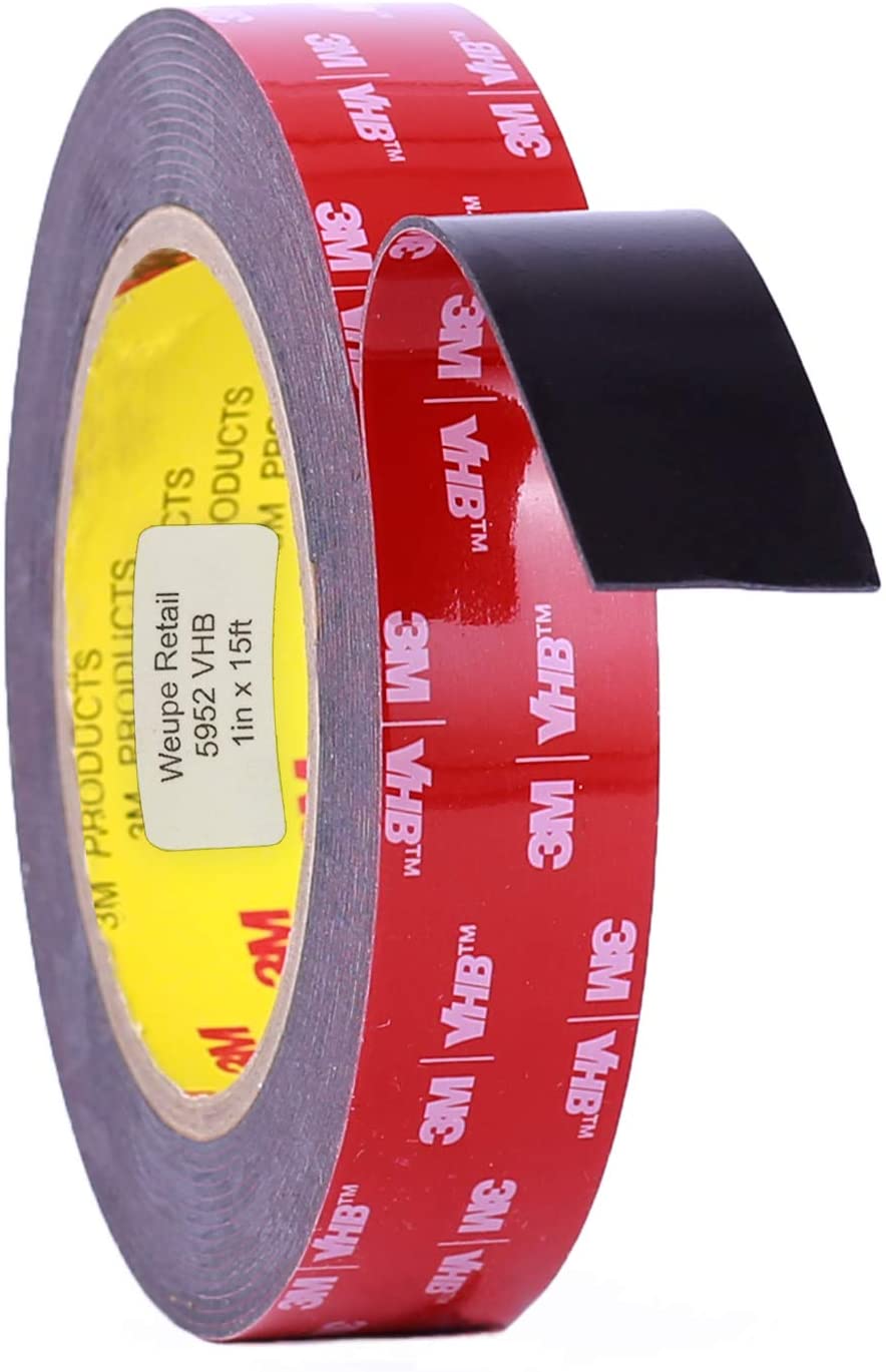 3M 5952 VHB Tape: 1 in x 15 ft. (Black) – BigaMart
