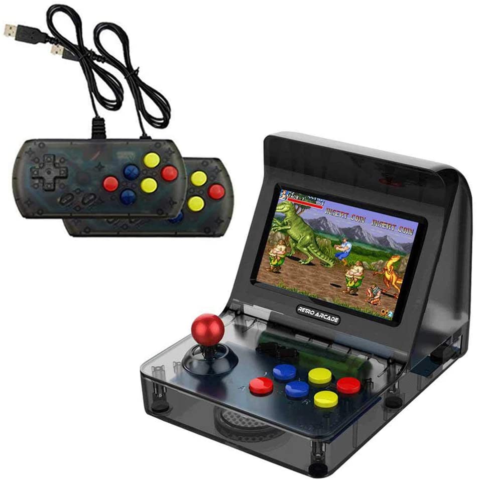 Teepao Mini Arcade Game, Retro Arcade Console Games Pocket Video ...