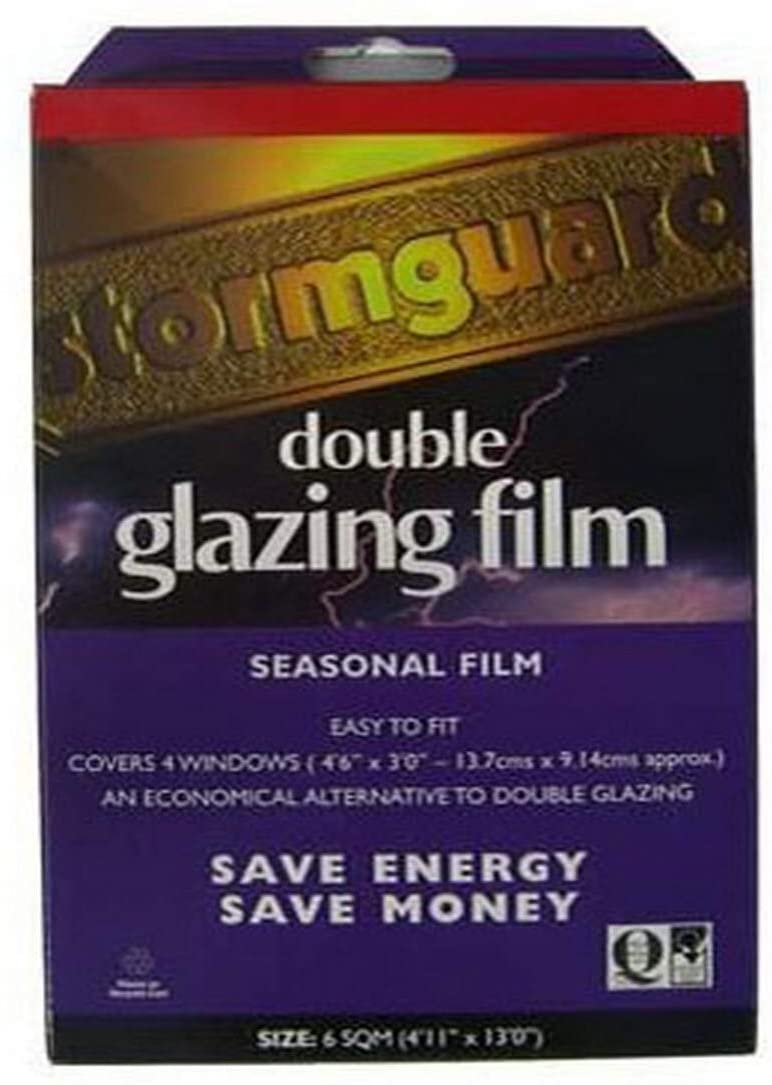 Stormguard 11SR0666SQM 6Sq m Secondary Glazing Window Insulation Film ...