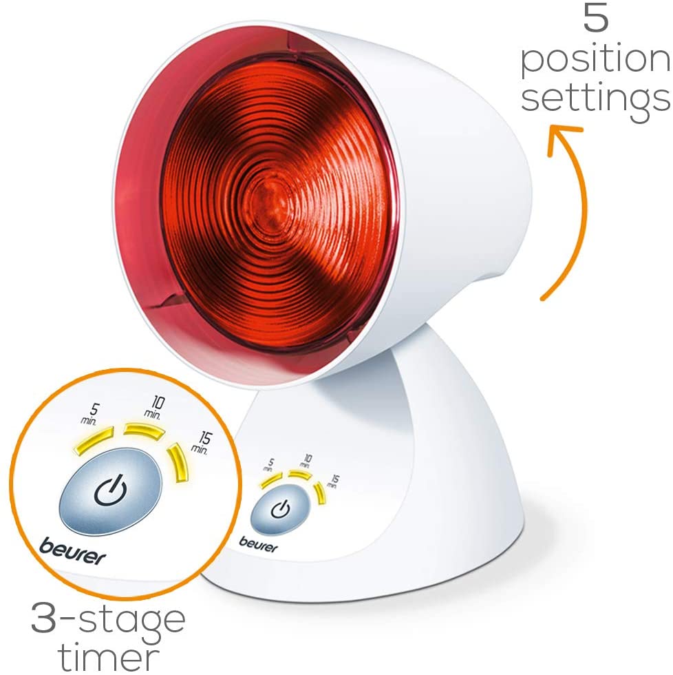 Beurer Il35 Infrared Heat Lamp Soothing Heat For Colds And Muscle
