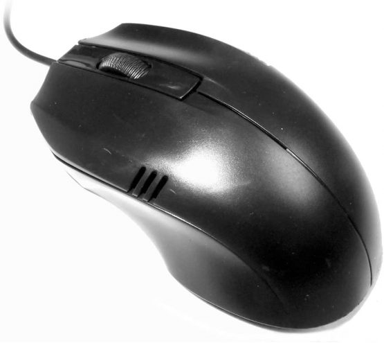 Compoint CP-506 3-Button USB Scroll-Wheel Optical Mouse – Black – BigaMart