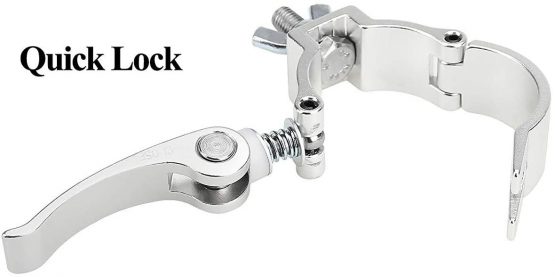 TSSS 5 Pcs 2 Inch Quick Lock Quick Release Stage Lighting Mount Clamp ...