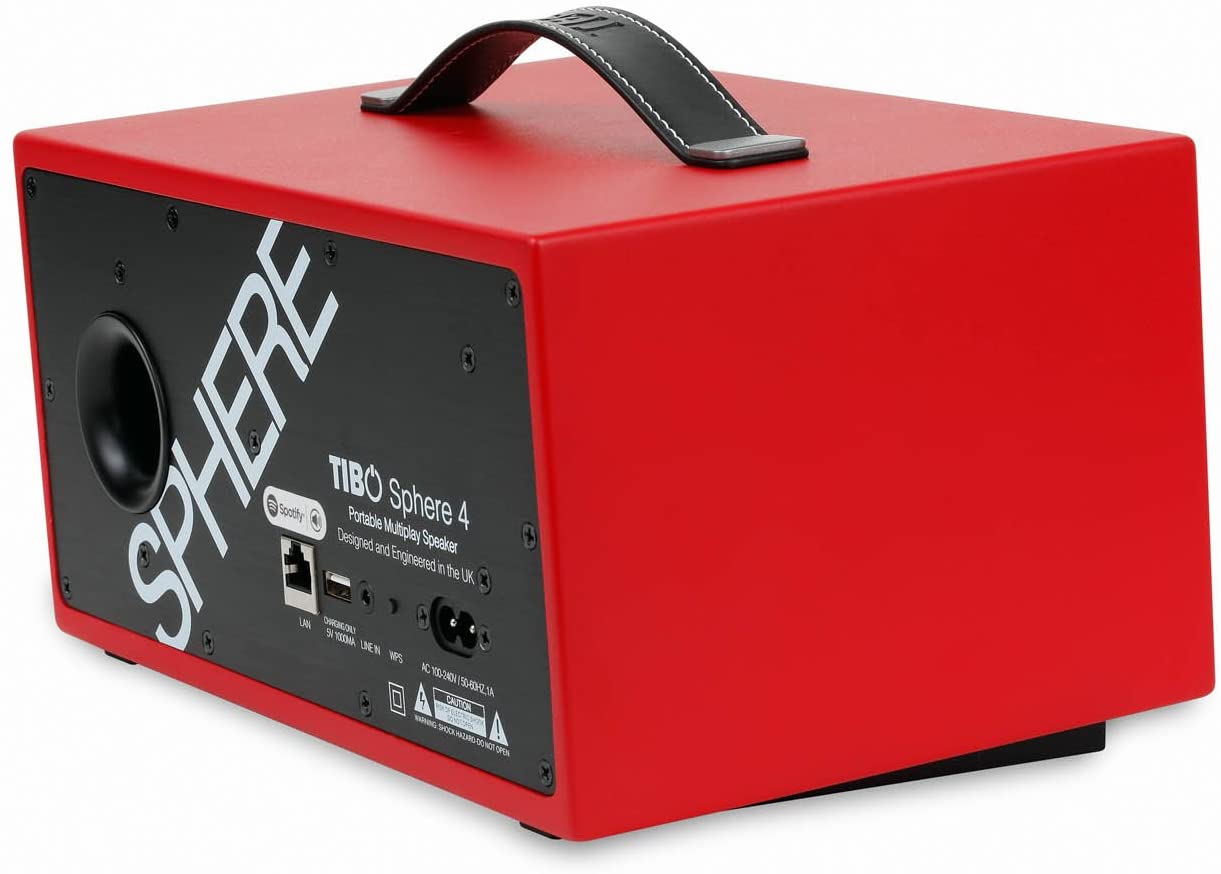 TIBO Sphere 4 | Portable Wi-Fi & Bluetooth Speaker | Multi Room Battery ...