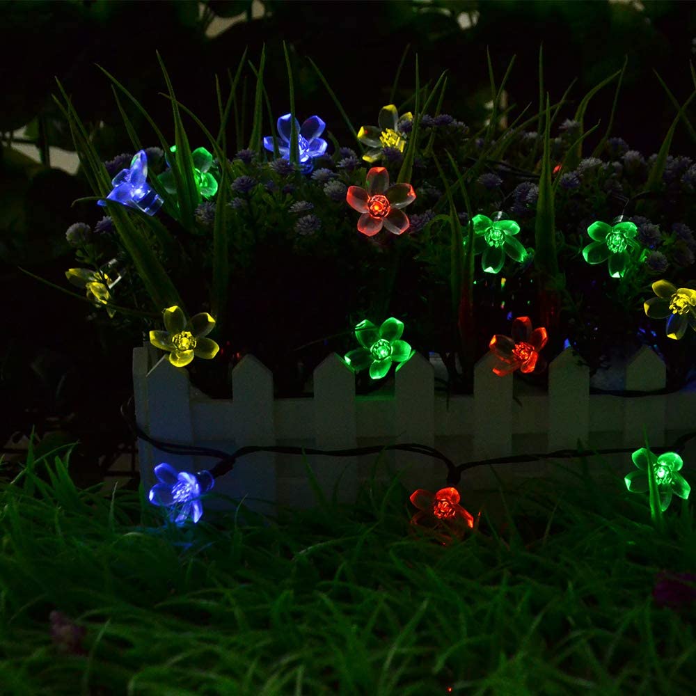 Solar Garden String Lights,Cshare Solar Powered Fairy Lights Outdoor 50 ...
