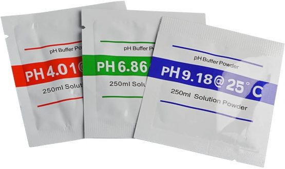 Neuftech 15Pcs PH4.01 PH6.86 PH9.18 PH Buffer Power 250ml PH Solution Power Ideal for PH Meter ...