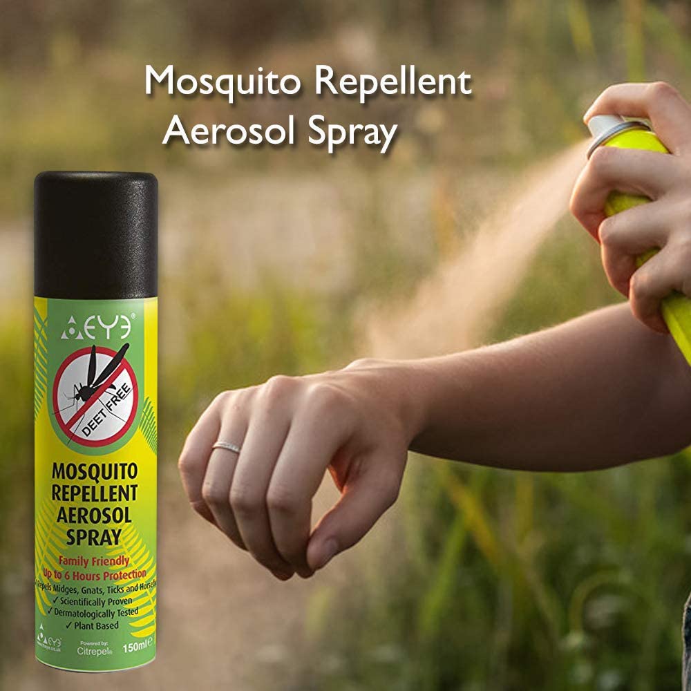 Theye Powerful Natural Mosquito Repellent Aerosol 150ml | DEET Alcohol ...