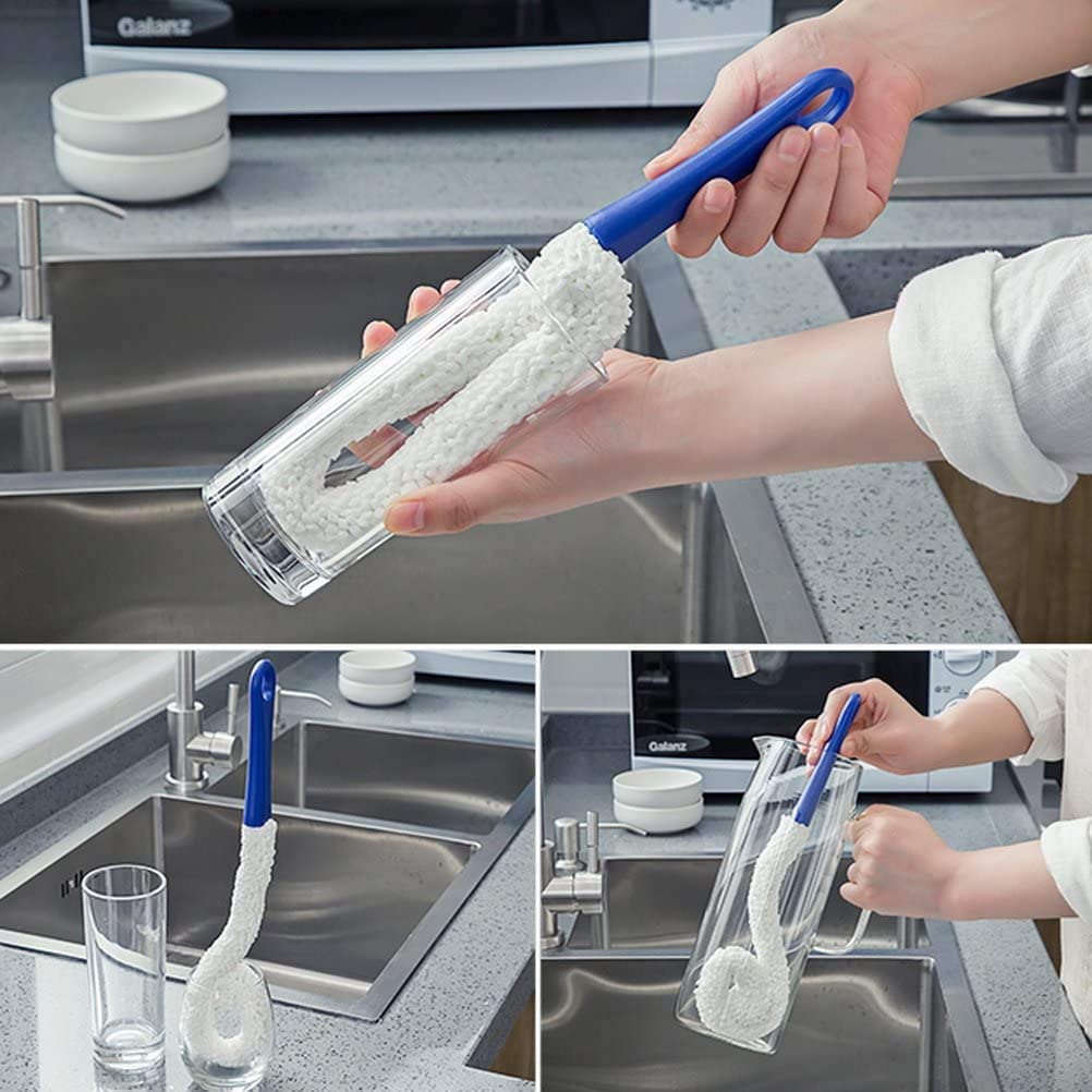 kuou Wine Decanter Cleaning Brush, 1 Pcs Glass Bottle Cleaner, Bendable ...