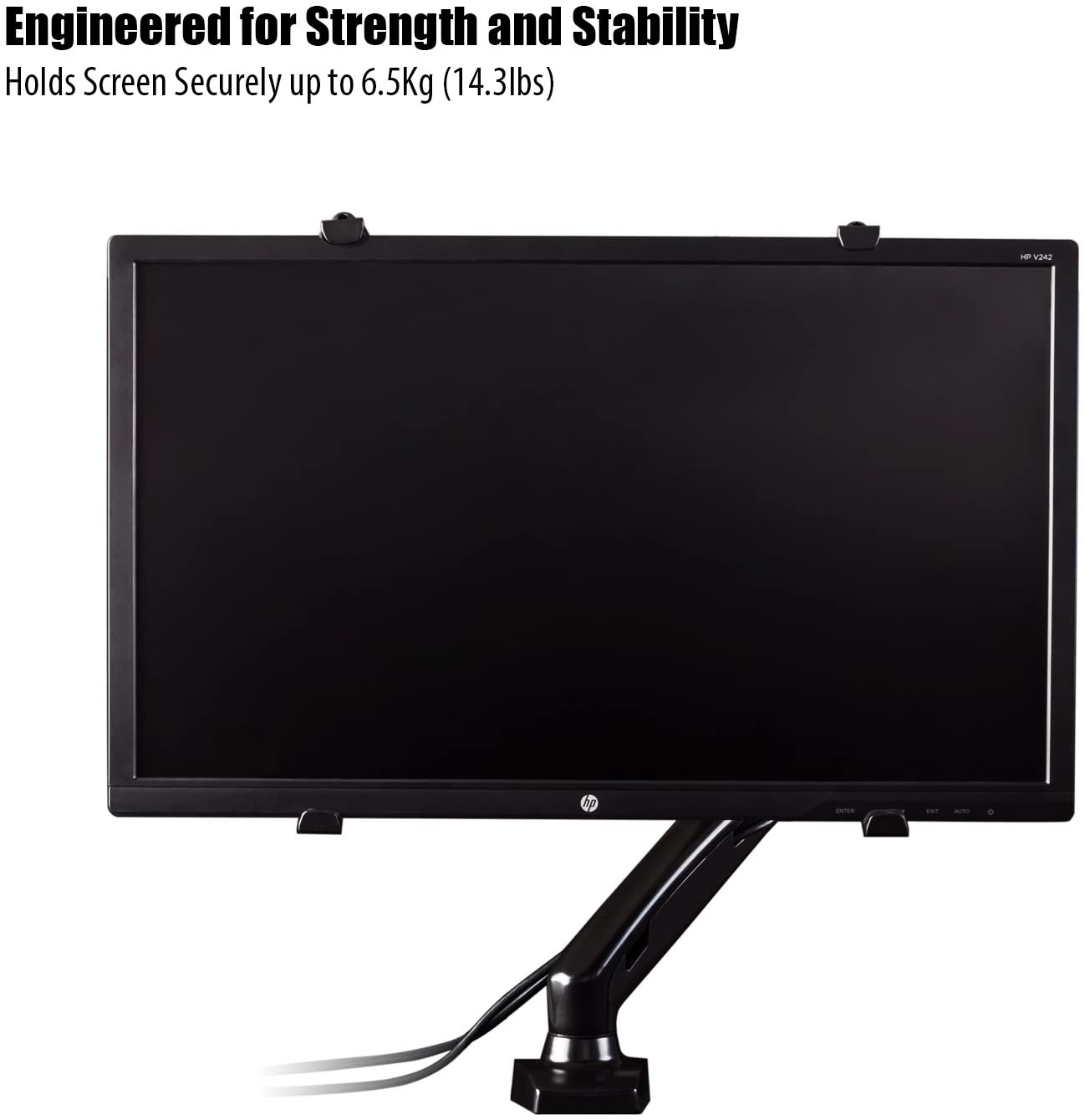 Invision Non VESA Adapter Kit Monitor Arm Mounting for Screens 17″ – 27 ...