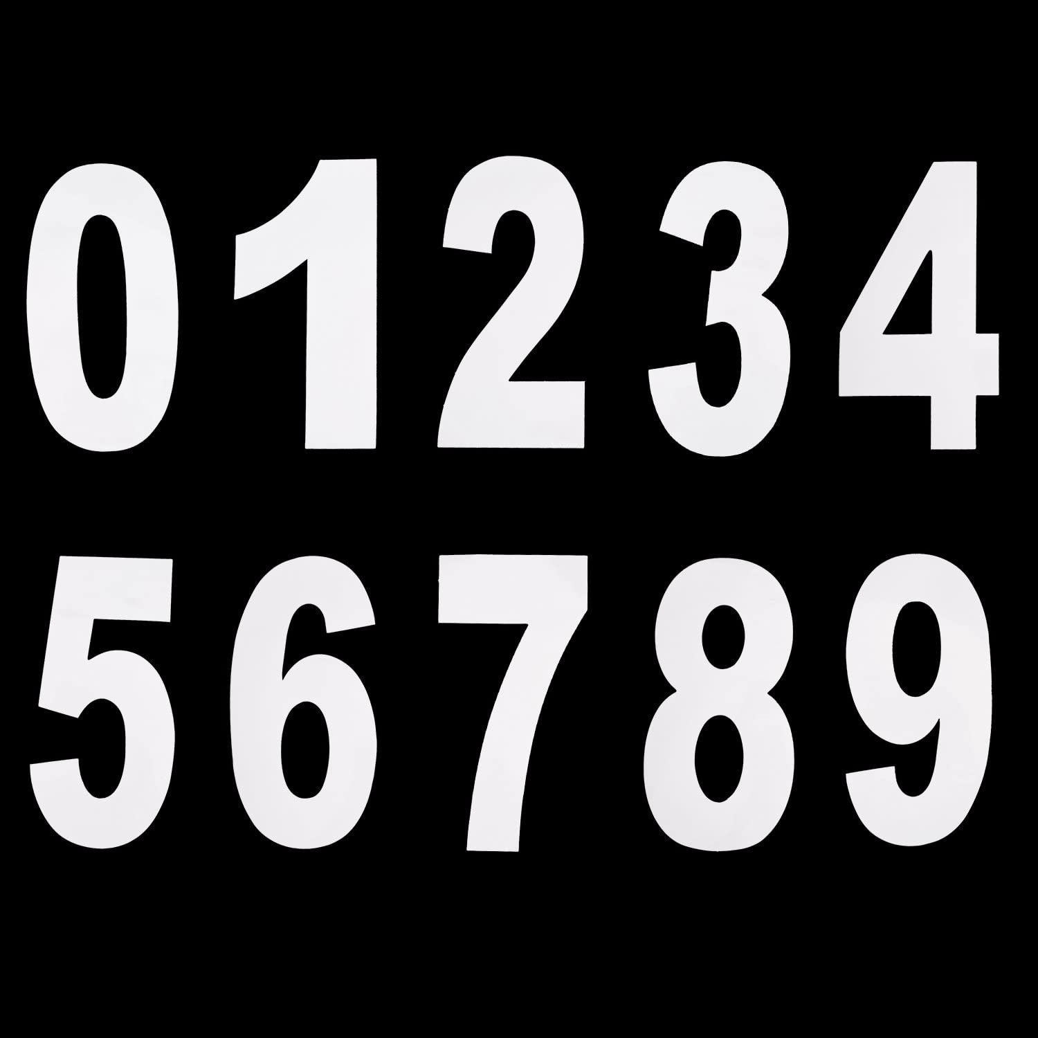 0 To 9 Number Wheelie Bin Number Sticker Large Number Stickers 17 5 Cm