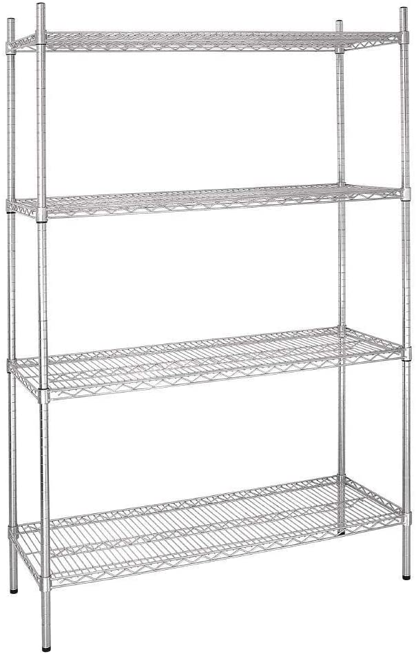 Vogue 4 Tier Wire Shelving Kit 1830X1220X460mm Galvanised Zinc Storage ...