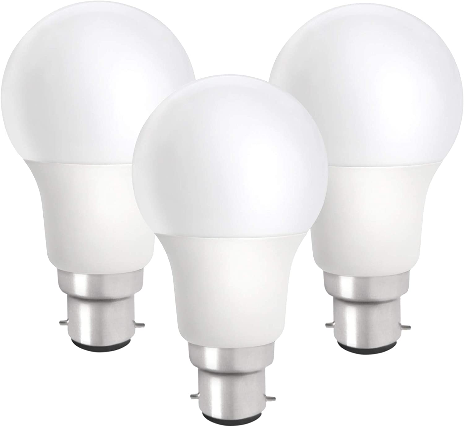LED Standard GLS Light Bulbs, 3 Pack, BC B-22 Bayonet Lamp 10w (60w ...