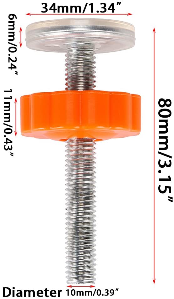 IGNPION 4pcs Pressure Baby Gate Screw Bolts Threaded Spindle Rods Walk ...