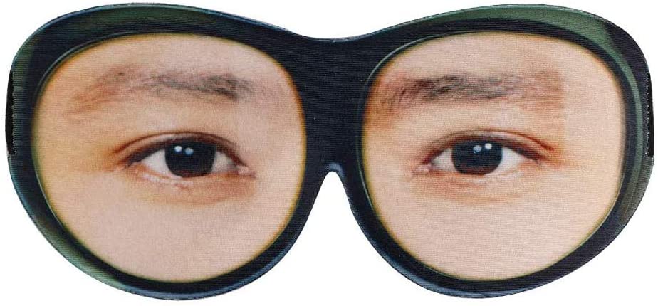 Eye Mask with Eyes Open by Okami – Funny Eye Mask, Blackout Sleep Mask ...